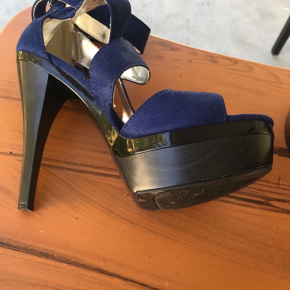Michael Antonio | Shoes | Blue Suede Sandals | Poshmark